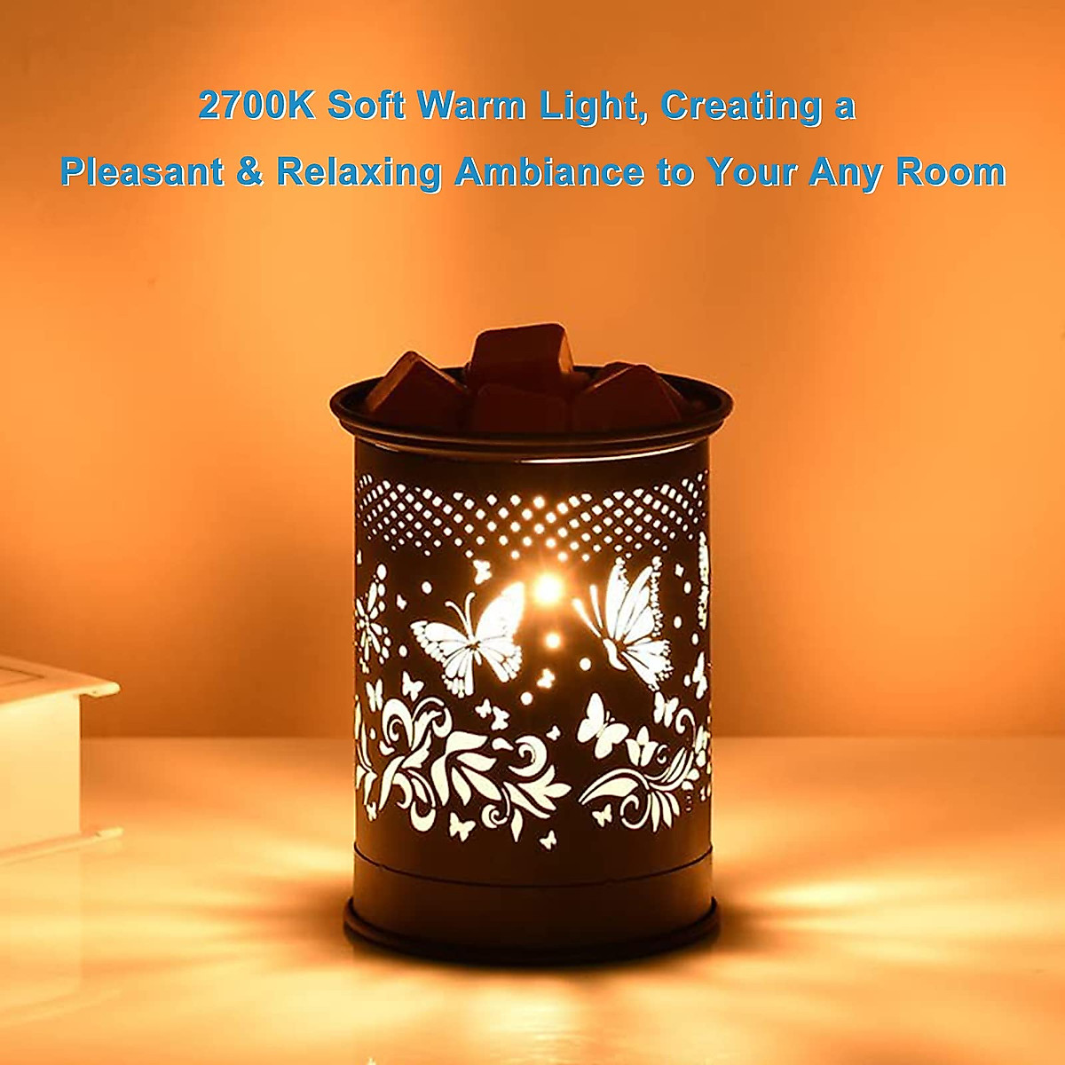 ETUOLMP GU10 Halogen Light Bulbs 2 Pin, 6 Pack GU10 Bulb Warm White, Dimmable GU10+C 120V 35W Bulb for Wax Warmer Bulbs, Track Light Bulbs, Range Hood Light Bulbs, Candle Warmer Light Bulbs