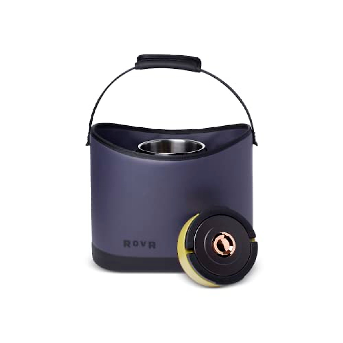 RovR KeepR Soft Cooler - Ultimate Outdoor Companion for Beach, Picnic Bag, Outdoor Party with IceR Ice Bucket - Blue KeepR with Green IceR