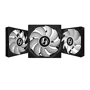 Lian Li ST120-3B Black 3 Pack, ARGB 120mm LED PWM, with Fan Controller