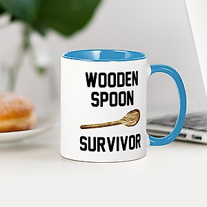 CafePress Wooden Spoon Survivor Mug Ceramic Coffee Mug, Tea Cup 11 oz