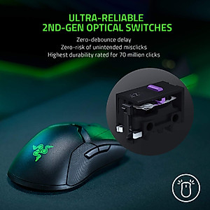 Razer Firefly V2 Gaming Mousepad + Viper Ultimate w/o Dock Gaming Mouse Bundle