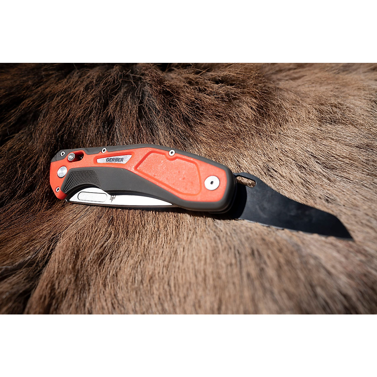 Gerber Gear Randy Newberg DTS - Hunting Knife with Sheath for Camping & Hunting Gear