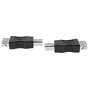 DGZZI USB 2.0 AF/BM Adapter 2PCS Type A Female to USB B Print Male Adapter Converter, Supports Data Transfer and Charging