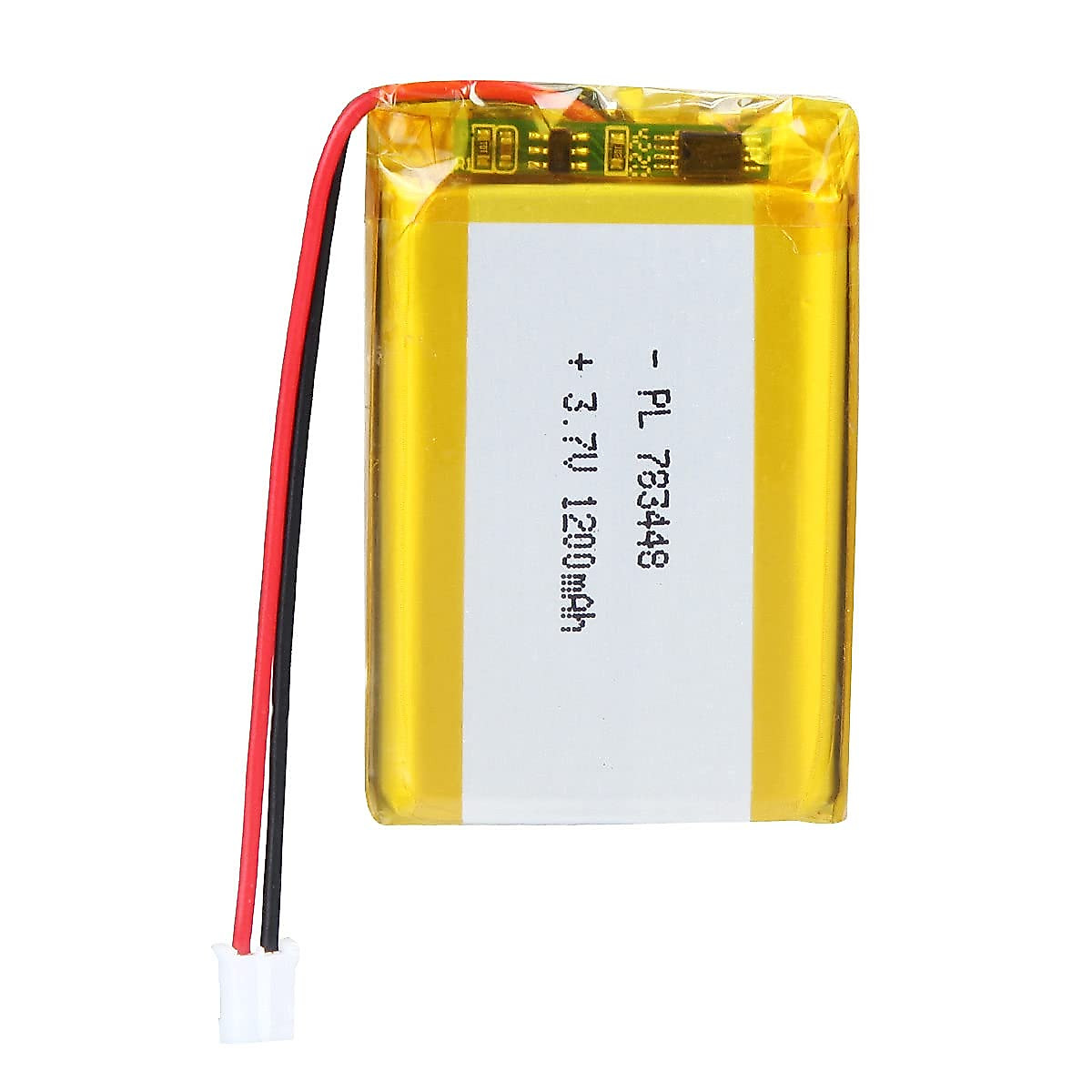 AKZYTUE 3.7V 1200mAh 783448 Lipo battery Rechargeable Lithium Polymer ion Battery Pack with JST Connector