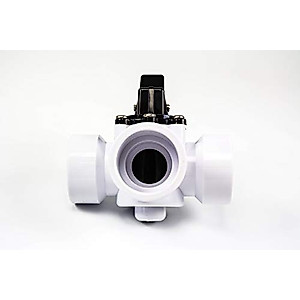 Fibropool Swimming Pool Diverter Valve - 1 1/2 Inch - 3 Way - Replacement Slip Valve for Pools and Spas