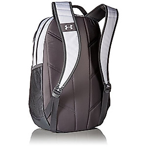 Under Armour Hustle 3.0 Backpack, White (100)/Graphite, One Size Fits All