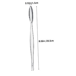 Small Forks 2pcs Crab Fork Stainless Steel Bottle Opener Oyster Crackers Salad Utensils for Serving Tool Nut Seafood Spoon Crab Eating Supplies Crab Leg Tools Kitchen Crab Forks