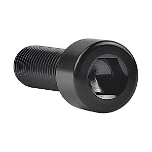 Wanyifa Titanium Cap Allen Socket Head Bolts M10 20 25 30 35 40 45 50 55 60mm Screw Pack of 4 (M10x30mm Pitch 1.5mm, Black)