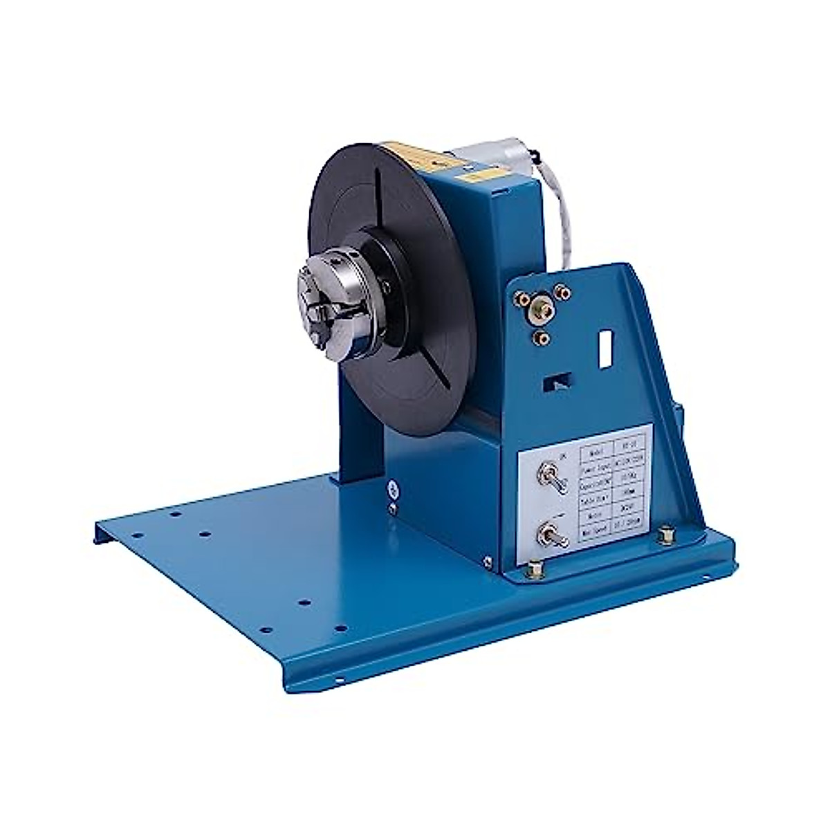 Rotary Welding Positioner Turntable Table, 10KG Rotary Welding Positioner Turntable Table 110V Mini 0 to 90° Welding Positioner Positioning Turntable, Portable Welder Positioner Turntable Machine