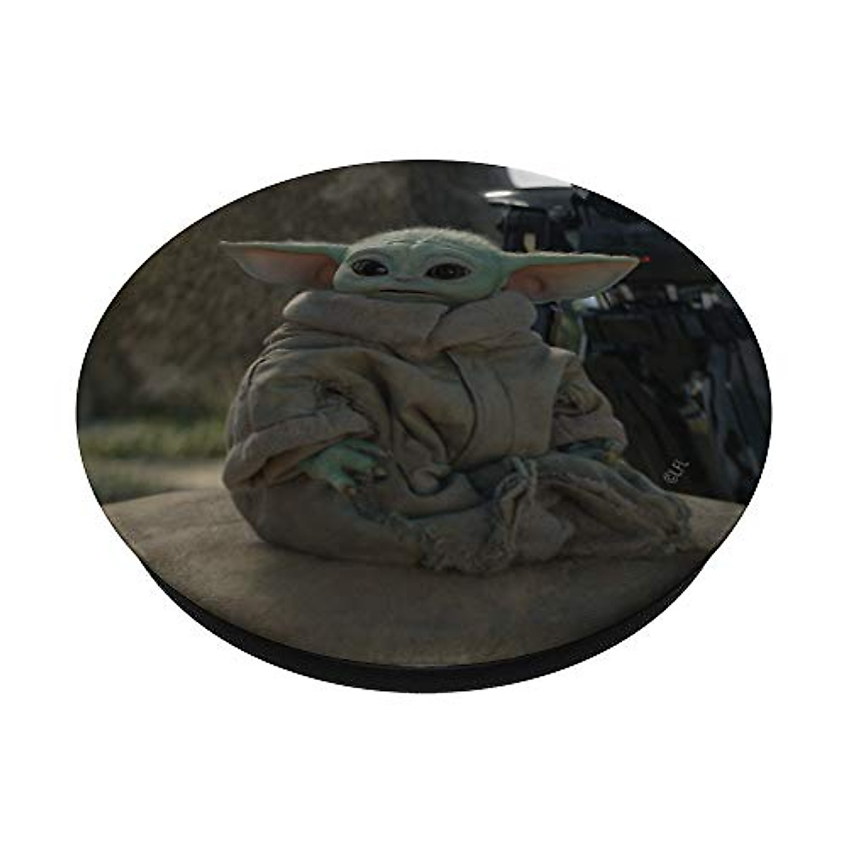 Star Wars The Mandalorian the Child on Seeing Stone PopSockets PopGrip: Swappable Grip for Phones & Tablets