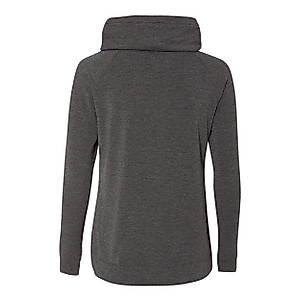 Weatherproof Women?s Heat Last Faux Cashmere Funnel Neck Sweatshirt M Oatmeal