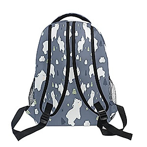 Toddler Backpack for Boys Girls Kids School Bag Cute Bookbag Polar Bear Backpack