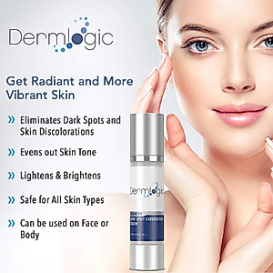 Dark Spot Corrector Cream- Visibly Fades & Repairs Marks from Dark Spots, Sunspots, Age Spots, Acne Scars, Brown Spots & Freckles for Face & Body. Safe for All Skin Types. 