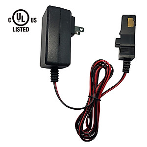 12V Charger for Kids Ride On 12-Volt Charger Compatible with Power Wheels Gray Battery and Orange Top Battery, for Fisher-Price Battery, ETL Cetified