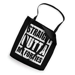 50th Birthday, Straight Outta My Forties Men Women 50 Years Tote Bag
