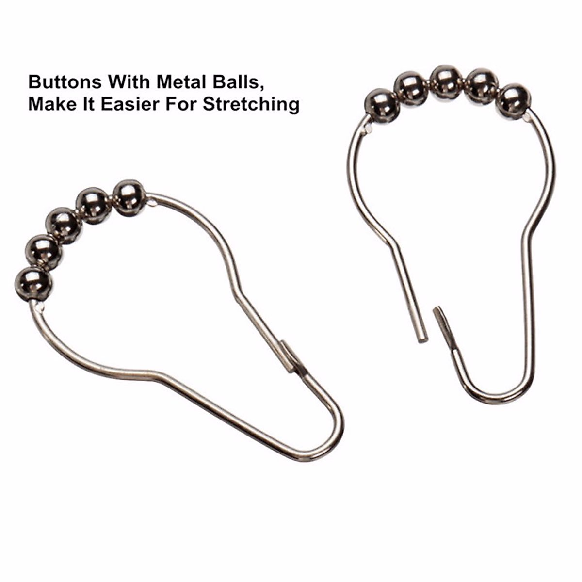 ALYER 6 Storage Pockets Hanging Mesh Shower Caddy,Space Saving Bathroom Accessories and Quick Dry Bath Organizer,White