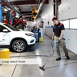 VacuMaid GV30 Wall Mounted Garage Vacuum with 30 ft Hose and Tools