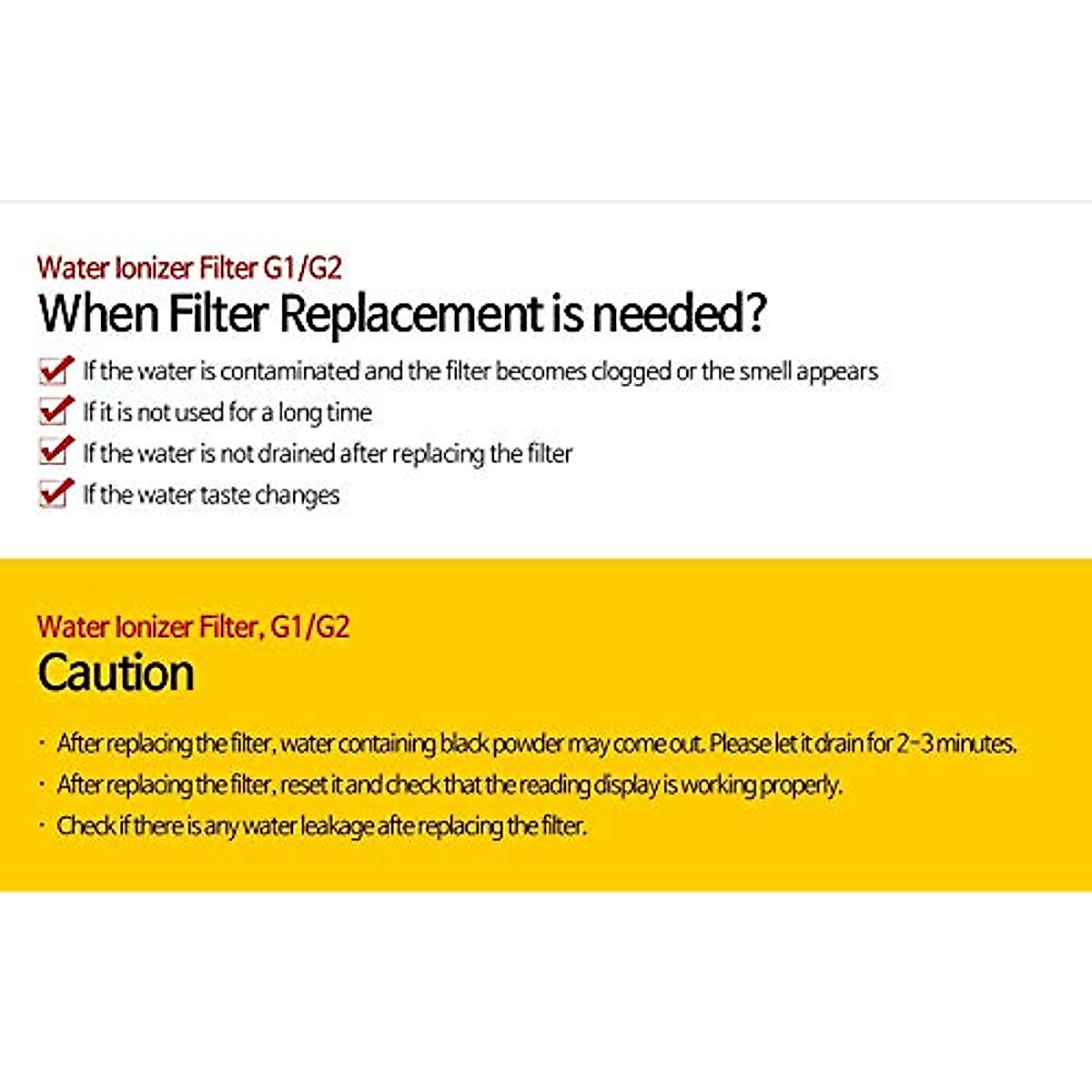 Biontech Water Ionizer Filter Set for BTM-200N, BTM-300N, BTM-4000, BTM-202L