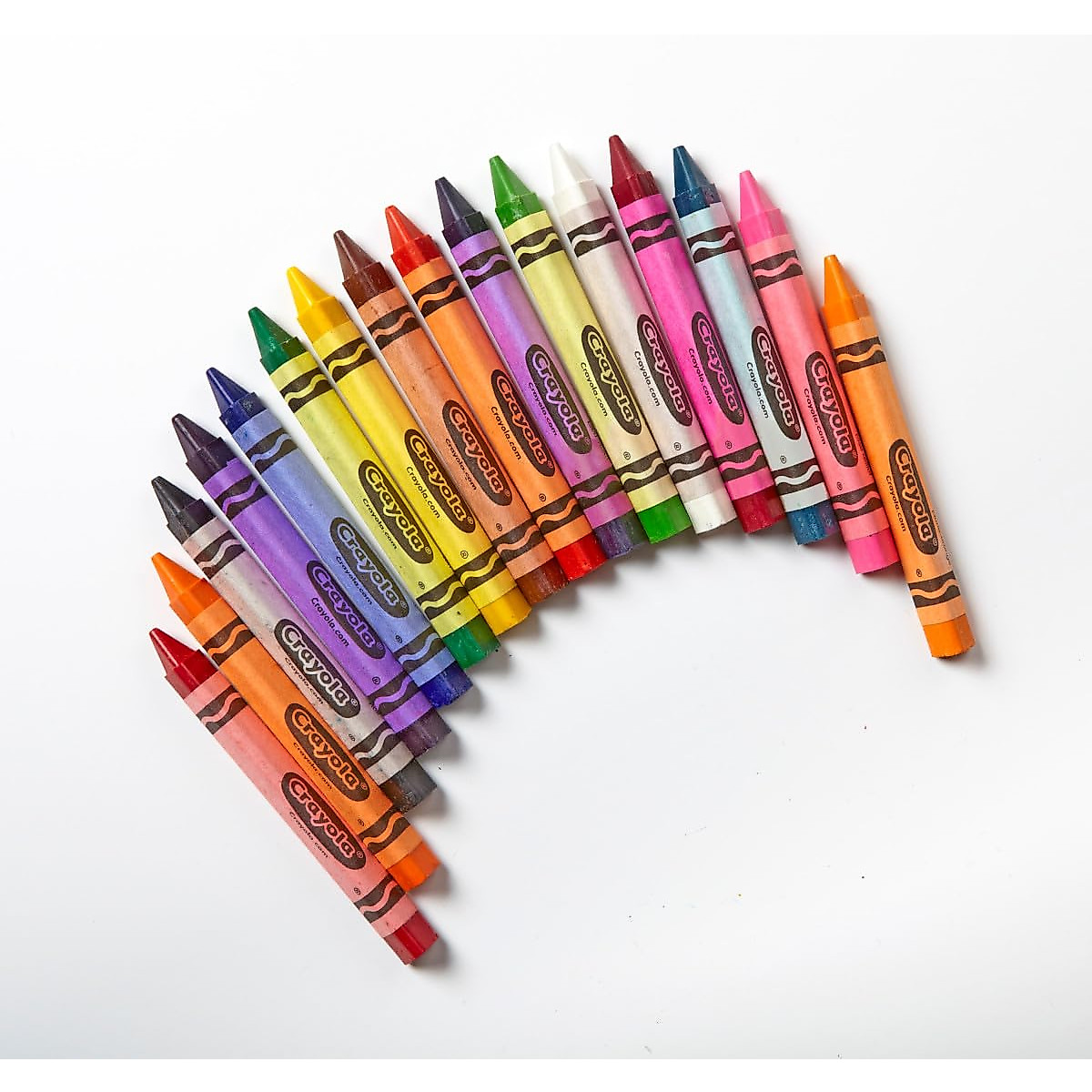 Crayola Triangular Crayon Classpack, Toddler Crayons, 16 Assorted Colors, 256 Count, Bulk