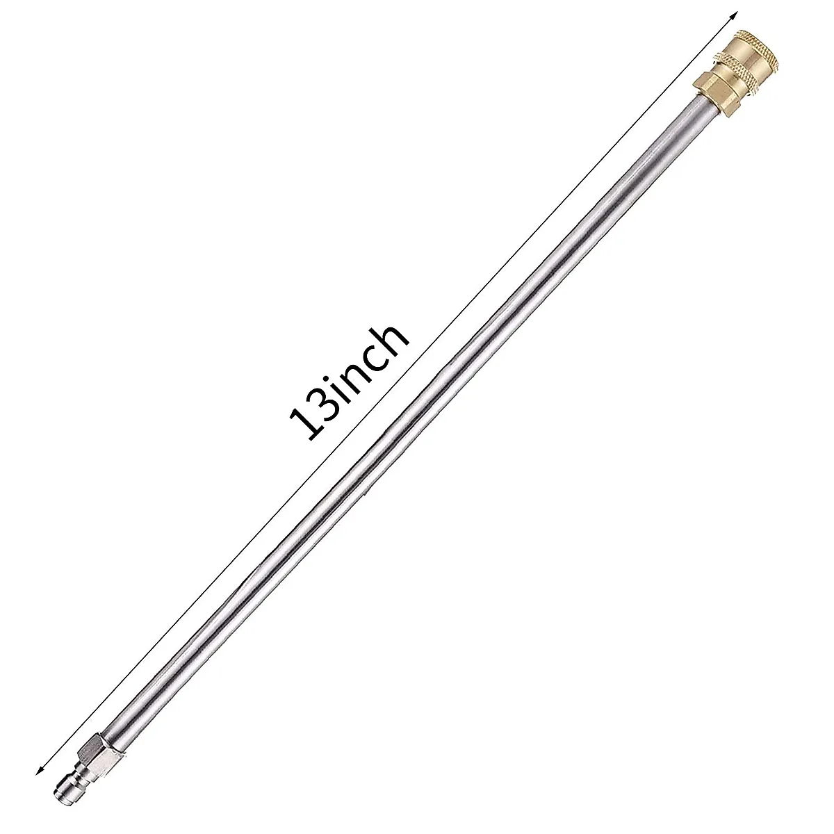 2Pcs Pressure Washer Extension Wand, 13 inch Jet Wash Extension Lance with 1/4 Inch Quick Connect for Power Washer