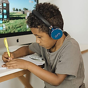 Puro Sound Labs BT2200s Volume Limited Kids’ Bluetooth Headphones – Safer Headphones for Kids – Studio-Grade Audio Quality & Noise Isolation- Sapphire Blue