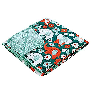 Chic Home Marsh 4 Piece Reversible Quilt Set Cute Elephant Friends Youth Design Bed in a Bag-Decorative Pillow Shams Included, Full, Multi Color