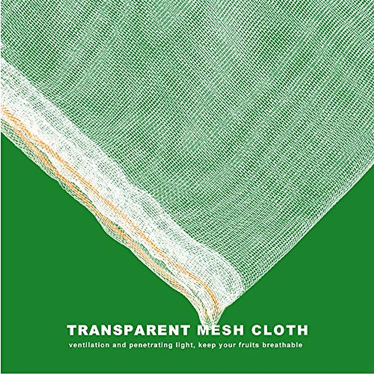 YGDZ Fruit Protection Bags, 25pcs 12"x8" Fruit Netting Bags Garden Garden Netting Bags Fruit Tree Bags Drawstring Nylon Mesh Netting Barrier Bag for Protecting Fruits and Vegetables