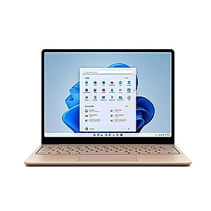 MICROSOFT Surface Laptop GO 2, 12.4" PIXELSENSE Touchscreen, 11TH GEN Intel: i5, 8GB RAM, 128GB SSD W10H-S Sandstone (Renewed Premium)