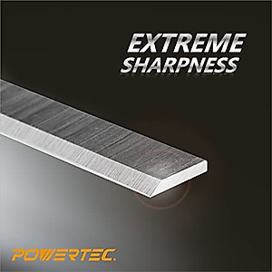 POWERTEC 14803 6-Inch Jointer Knives for Delta 37-658 37-190 37-195 37-205 37-220 37-275X, Jet 708457K JJ-6CS, Set of 3