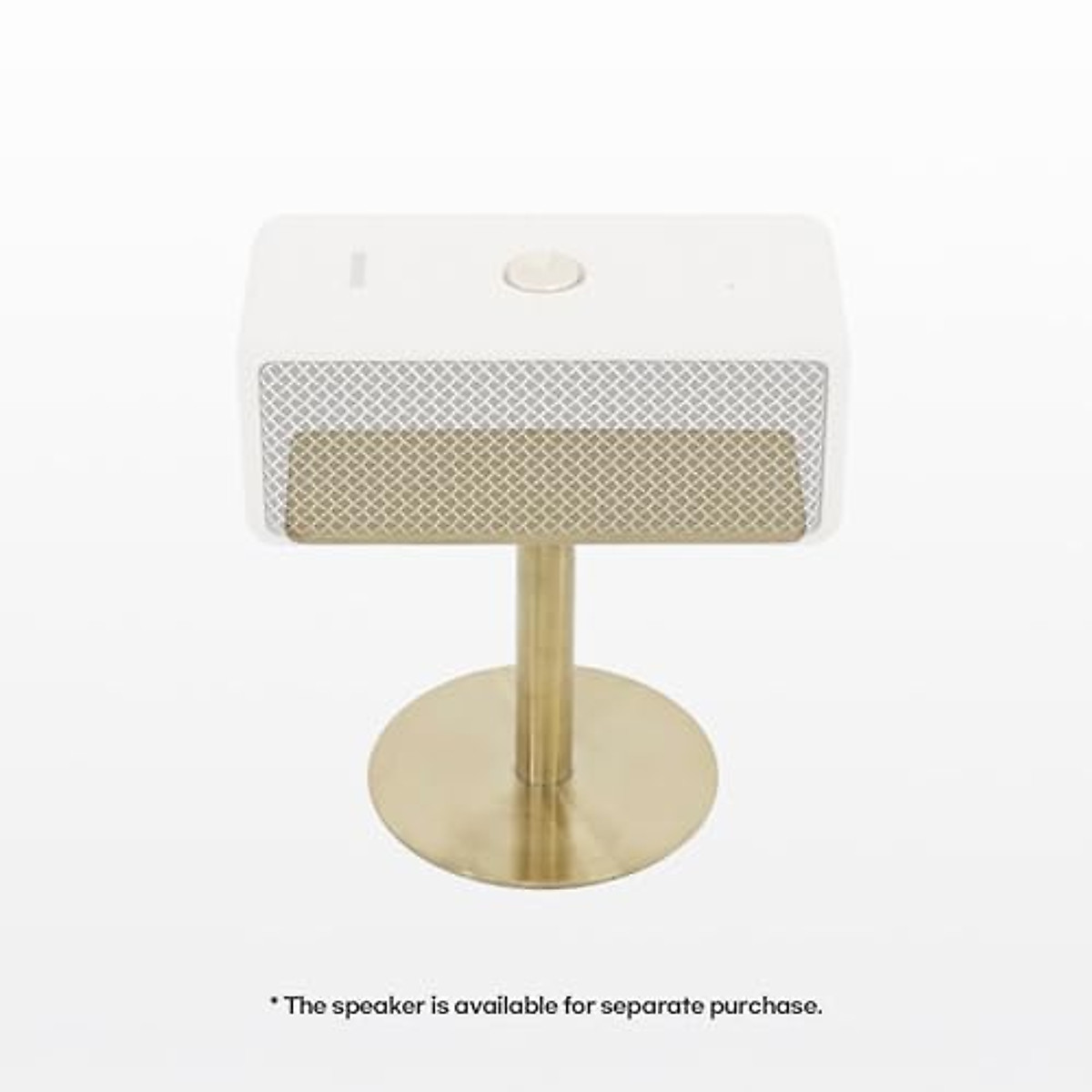 MARBLEHOLIC Emberton Speaker Stand(Satin Gold), for Marshall emberton Speaker, Opticaml Sound Quality, Width 5.35inch Height 3.94inch, Compact Size, Stylish Home Audio Setup, luxurios Matte Color