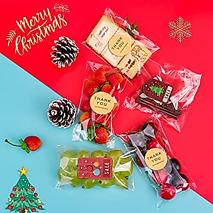 600 Pcs Small Cellophane Bags 3x5", Clear Resealable Cellophane, Self Sealing Bags for Candy Bakery Snacks Cookie Jewelry,Cello Bags for Party Decorative Gift.