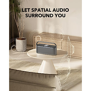 Soundcore Motion X600 Portable Bluetooth Speaker, Hi-Res Spatial Audio with Wireless 50W Sound, IPX7 Waterproof, Pro EQ, AUX-in, Portable Speaker for Home, Office, Backyard and Bathroom Use