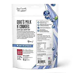 The Honest Kitchen Goat's Milk N' Cookies: Slow Baked with Blueberries & Vanilla, 8 oz Bag