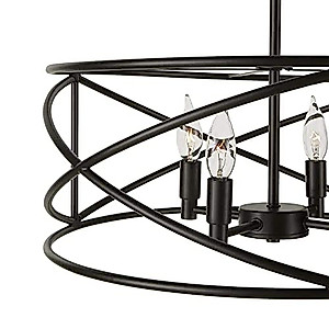 Hampton Bay Hastings 12 in. 2-Light Satin Bronze Ceiling Semi-Flush Mount Light