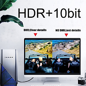 UVI2 8K DisplayPort to DisplayPort 1.4 Cable, VESA Certified Display Port Cable 6ft, DP to DP Cable Cord Support [1440P@144Hz, 1080P@240Hz, 4K@120Hz, 8K@60Hz] & HDR