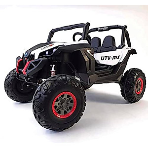 4X4 2022 Upgraded Kids Electric Ride on car RC Remote Power Wheel 24v XL Buggy Style Kids Ride on car RZR 2 Adjustable seats 24VOLT Rubber Tires Holds 160 lb mp3 Bluetooth 9 mph