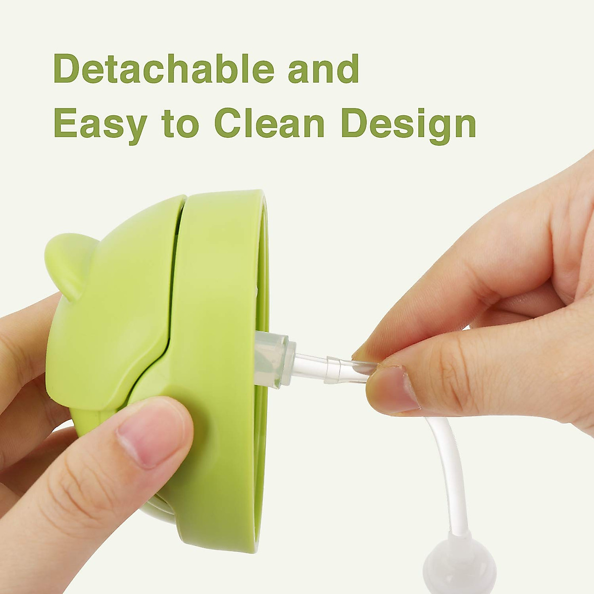 Weighted Straw Sippy Cup Conversion Kit, Compatible for Comotomo Baby Bottle, 5 Ounce and 8 Ounce (2 Packs, Green)