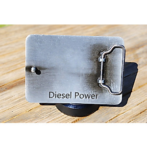 TotalShop Caterpillar Diesel Power Belt Buckle, Yellow, 3-1/2" x 2-1/2"