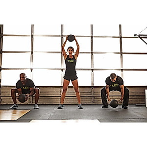 RAGE Fitness Slam Ball, Ideal for Cross Training, Core Exercises, Plyometric and Cardio Workouts , Black, 20 lb