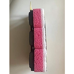 9x White Non-Scratch Dishmatic Refill Sponges from Caraselle