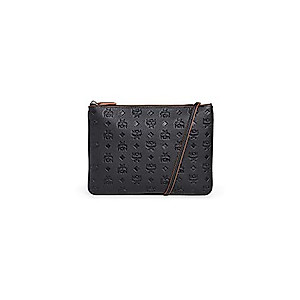 MCM Women's Leather Pouch, Black, One Size