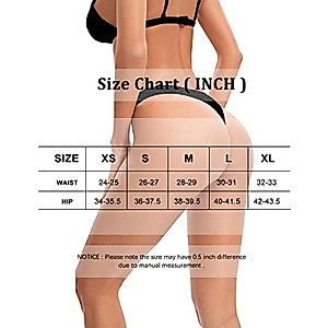 POKARLA Seamless Thongs for Women breathable Low Rise No Show Panties Invisible Underwear Pack of 10