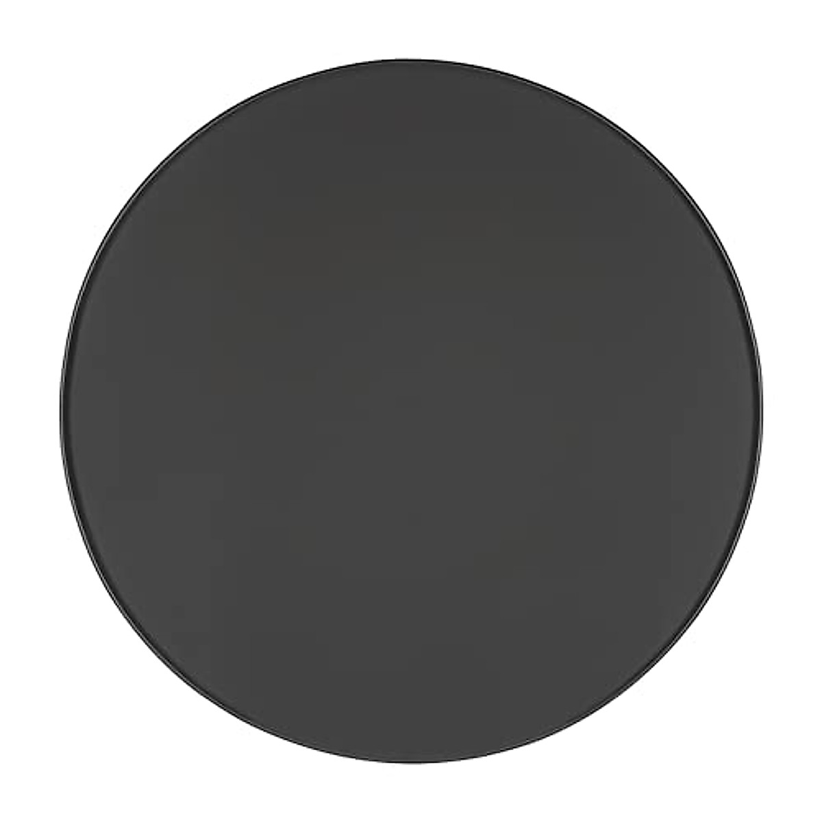 Pro Safe Glass 24" Round Tempered Gray Glass Table Top - 1/4" Thick with Flat Polish Edge