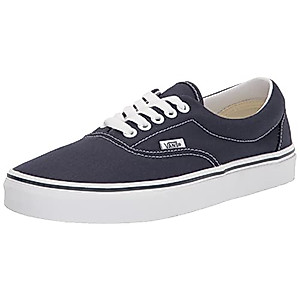 Vans VEWZNVY Unisex Era Canvas Skate Shoes,Navy,7 B(M) US Women / 5.5 D(M) US Men