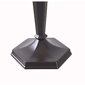 Kenroy Home Classic Banker Lamp ,15.5 Inch Height, 13 Inch Width, 10.5 Inch Ext. with Oil Rubbed Bronze Finish