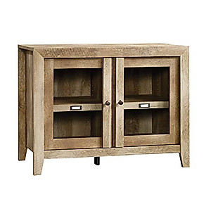 Sauder Dakota Pass Display Cabinet, Craftsman Oak finish