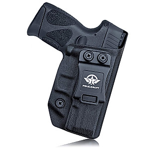 POLE.CRAFT Taurus G3C and G2C Kydex IWB Holster for Taurus Millennium PT111 G2, PT140, and G2S 9mm - Right Hand, Black