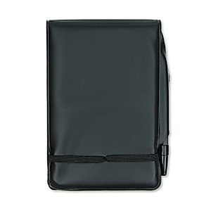 Silvine Elasticated Pocket Notebook with 160 Pages and Durable PVC Covers with Pen