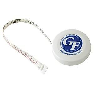 Graham-Field 1340-2 Grafco Woven Tape Measure with Push-Button Case, 72" Length, Pack of 6