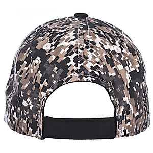 Checkered Flag Men's Ford F150 Adjustable Black & Digi Camouflage back Baseball Cap / Hat